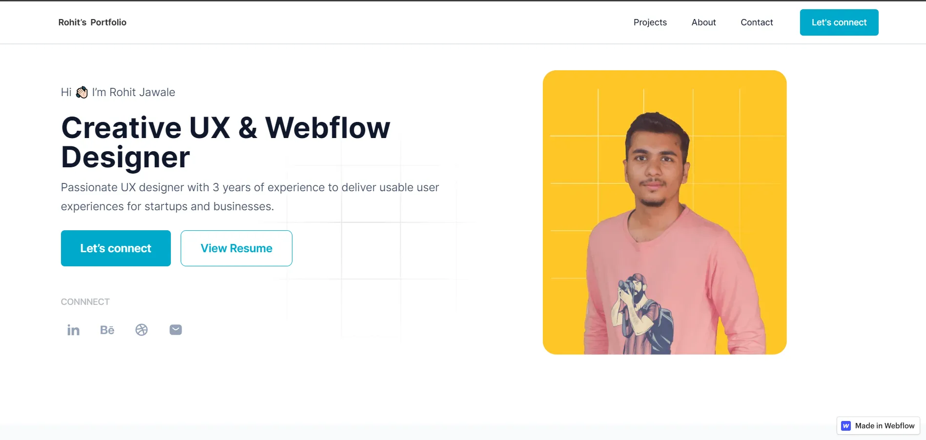 Rohit Jawale | Passionate UX & Webflow Designer | Mumbai,India